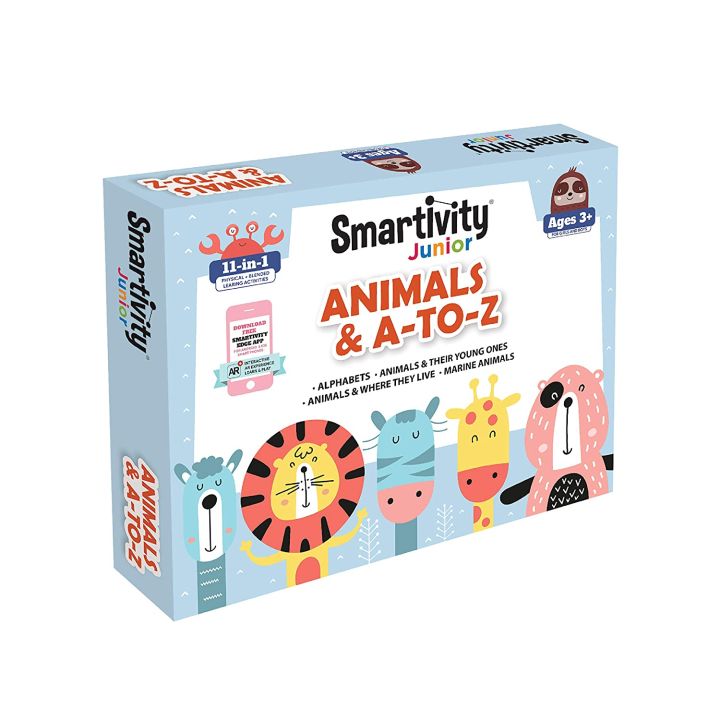 Smartivity Junior Animals & A-to-Z Pre-School STEAM Learning ...