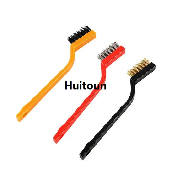 Huitoun Luxury 3 Pcs Efficient Gas Cooker Brushes Nylon/Copper/Iron ...