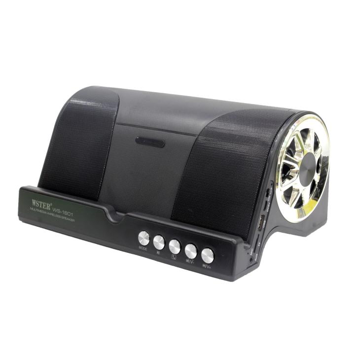 WSTER Ws- 1601 Bluetooth Speaker- Black | Daraz.com.np
