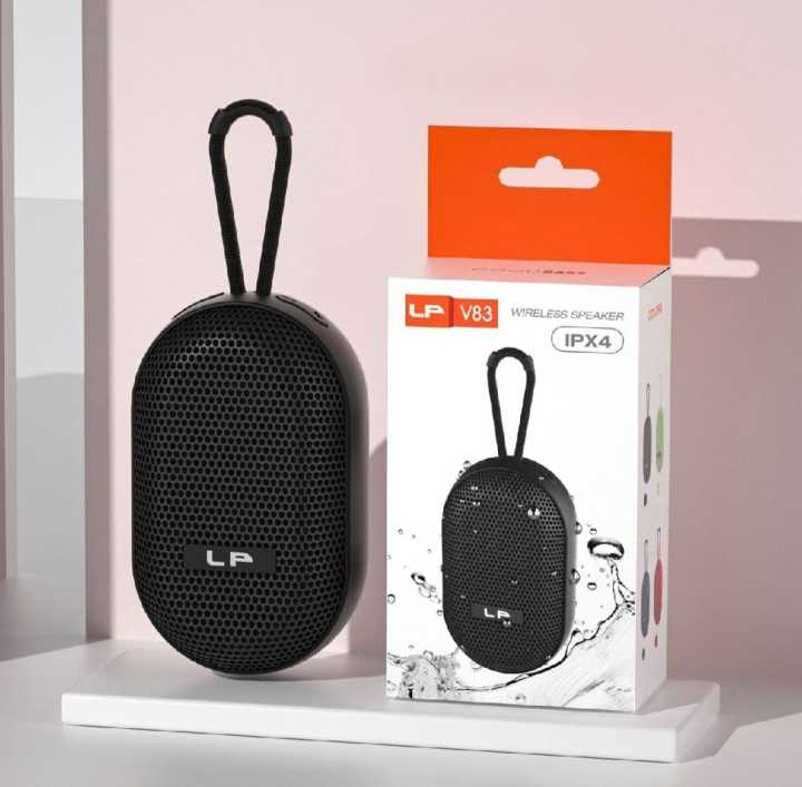 Mini LP V-83 IPX4 Waterproof Wireless Bluetooth Speaker with FM Radio ...