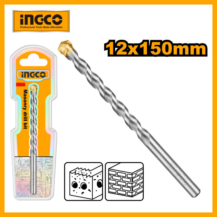 INGCO Masonry drill bit for drilling of cement, concrete, brick and ...