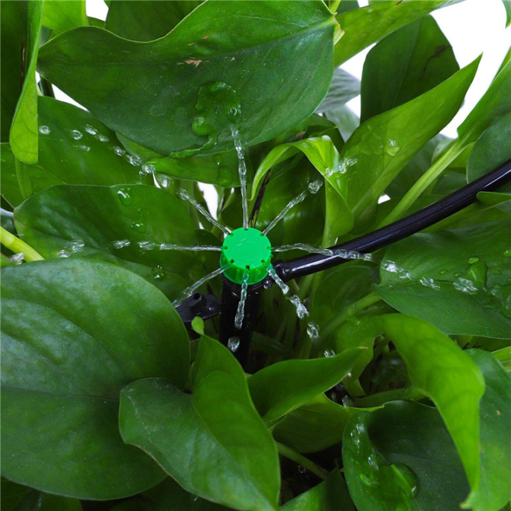 180 Pieces 360 Degree Adjustable Irrigation Drippers with Barbed ...