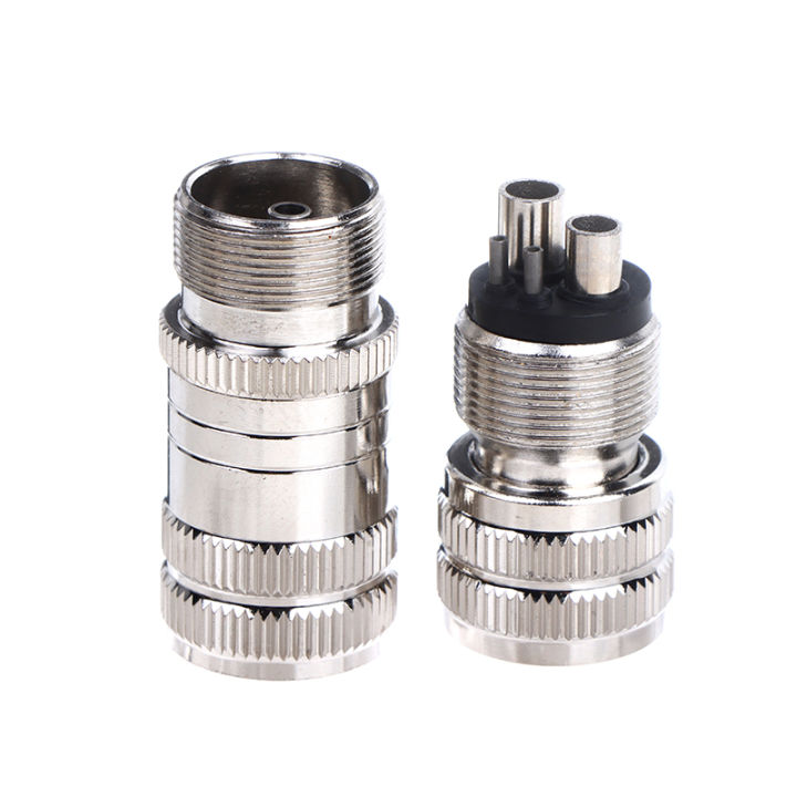 Dental Turbine Handpiece Adapter 4 Holes 2 Holes Changer Connector For ...