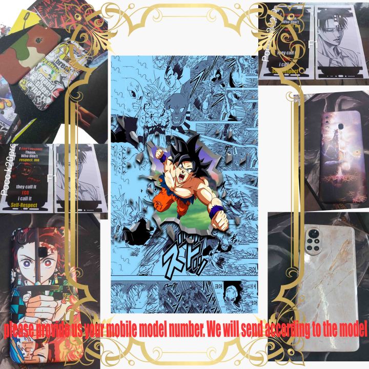 Mobile Sticker For All Model Goku | Daraz.com.np