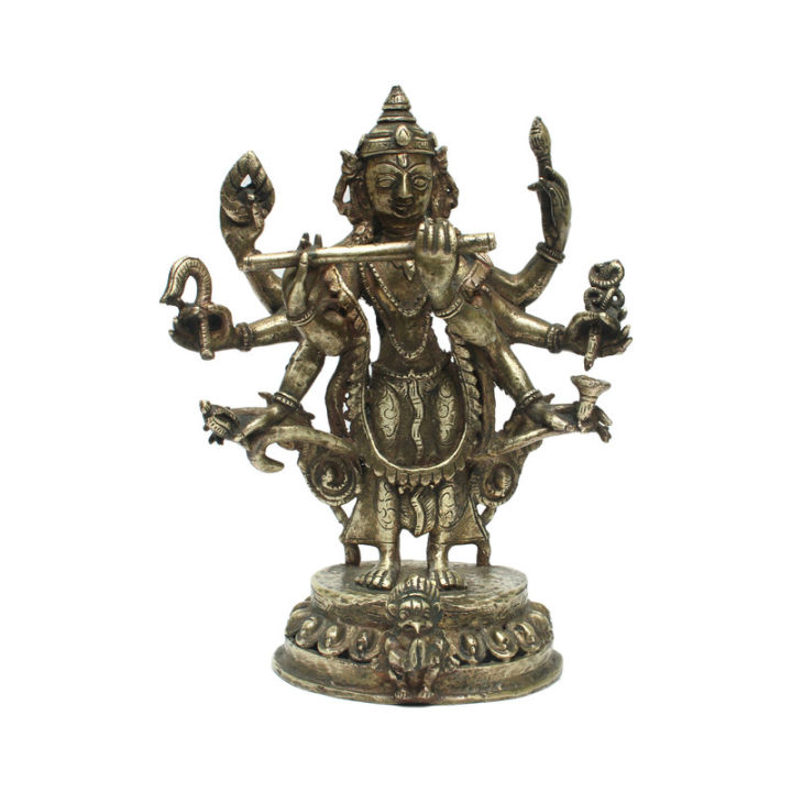 Brass Bronze Material Multi Hand Krishna Statue 7 Inches | Daraz.com.np