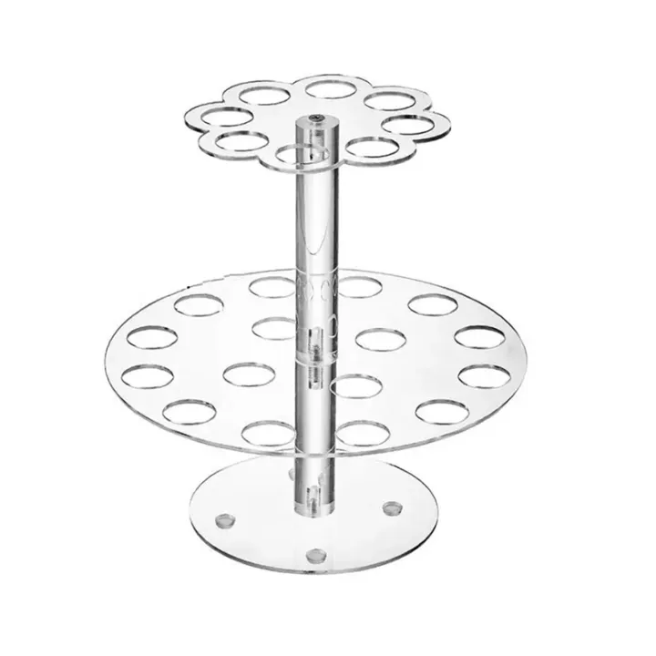 (GGBR)-Transparent Ice Cream Stand Cake Cone Holder Baking Kitchen ...