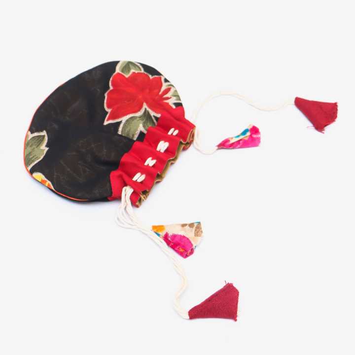 Red/Black Colour Floral Printed Thaili For Women | Daraz.com.np