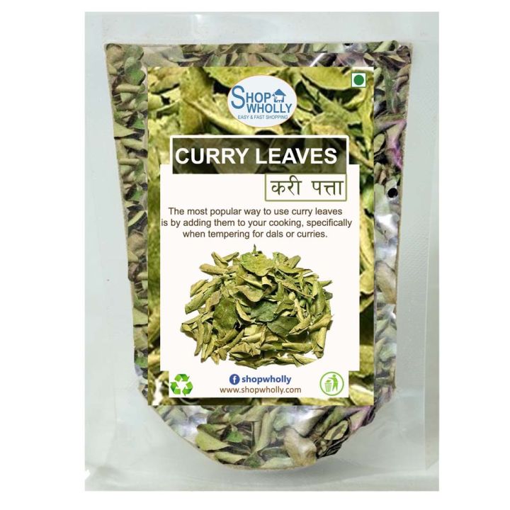 ShopWholly Premium Curry Leaves (Kari Patta) – 100% Natural Aromatic ...