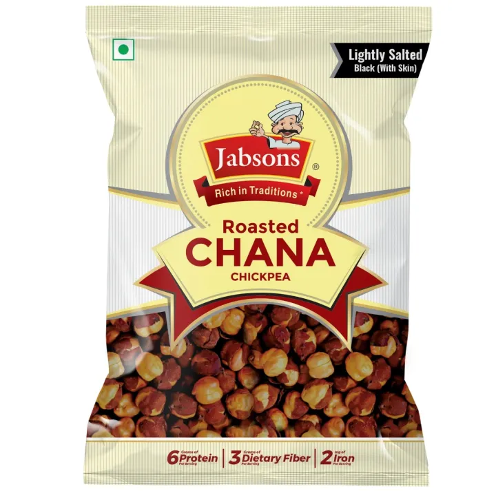 Jabsons Foods Roasted Chana Black Salted – 200g | Daraz.com.np