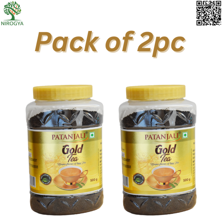 Patanjali Gold Tea -(Jar) 500grm Pack of 2 pc | Daraz.com.np