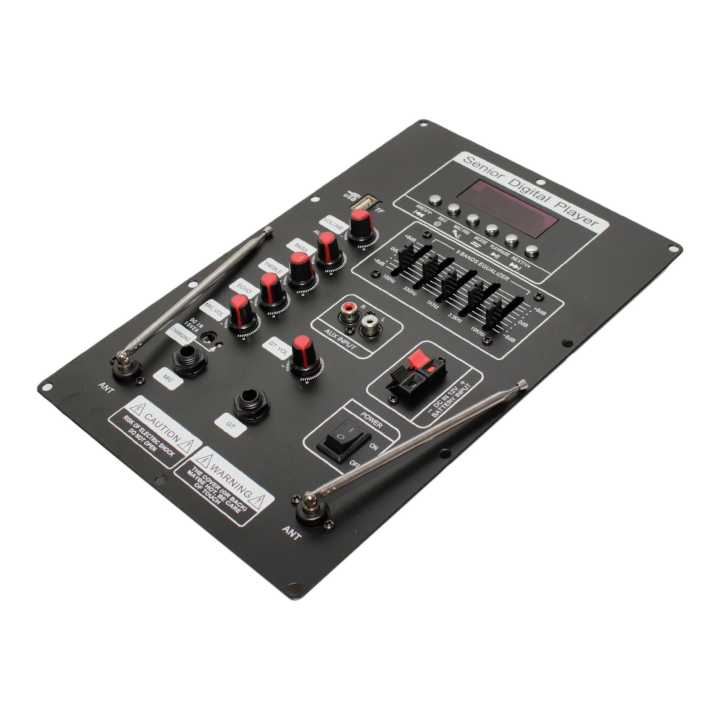 12-15" Trolley Speaker Board With 2 Microphone | Daraz.com.np