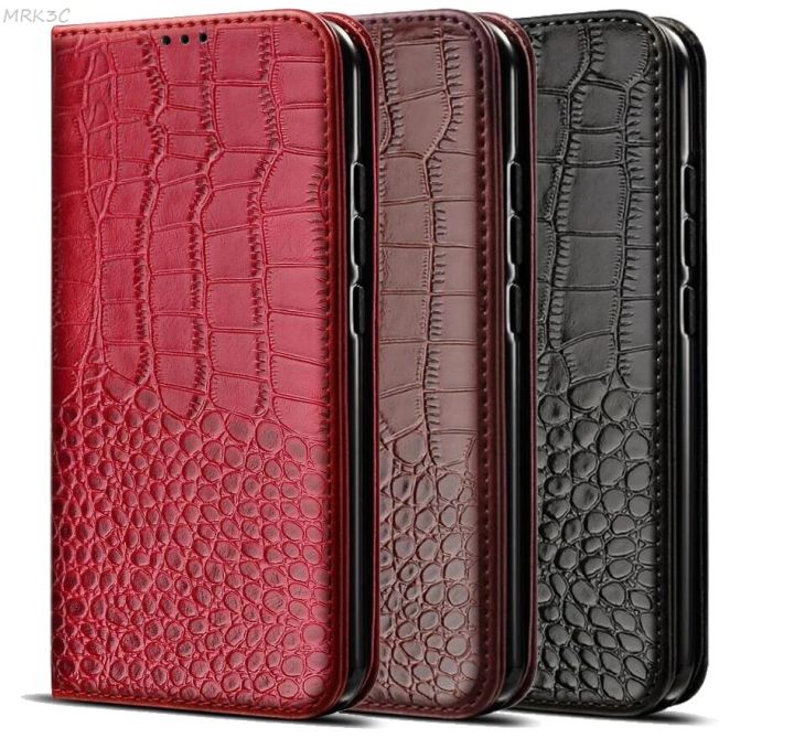 MRK3C Aweisuan High Quality Flip Crocodile texture Luxury Leather Case For Oneplus One plus 5T ...