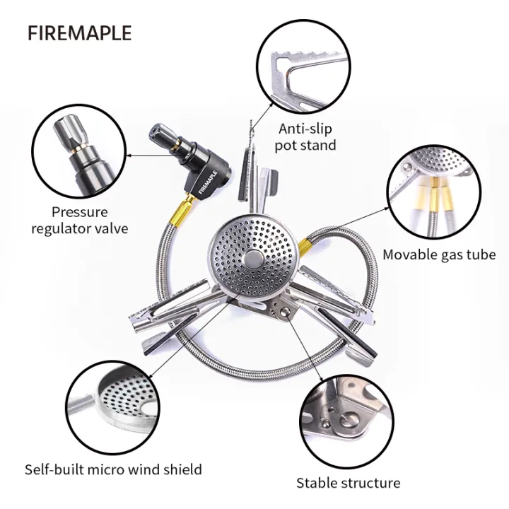 New style Fire Maple Polaris Pressure Regulator Camping Stove ...