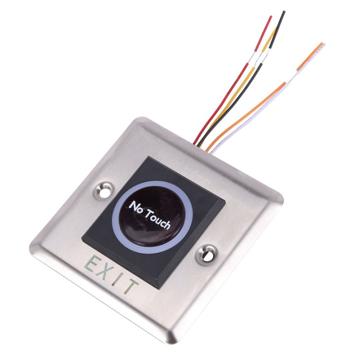 Switch Door Exit Button 12V IR No Press Door Release Exit Button for ...