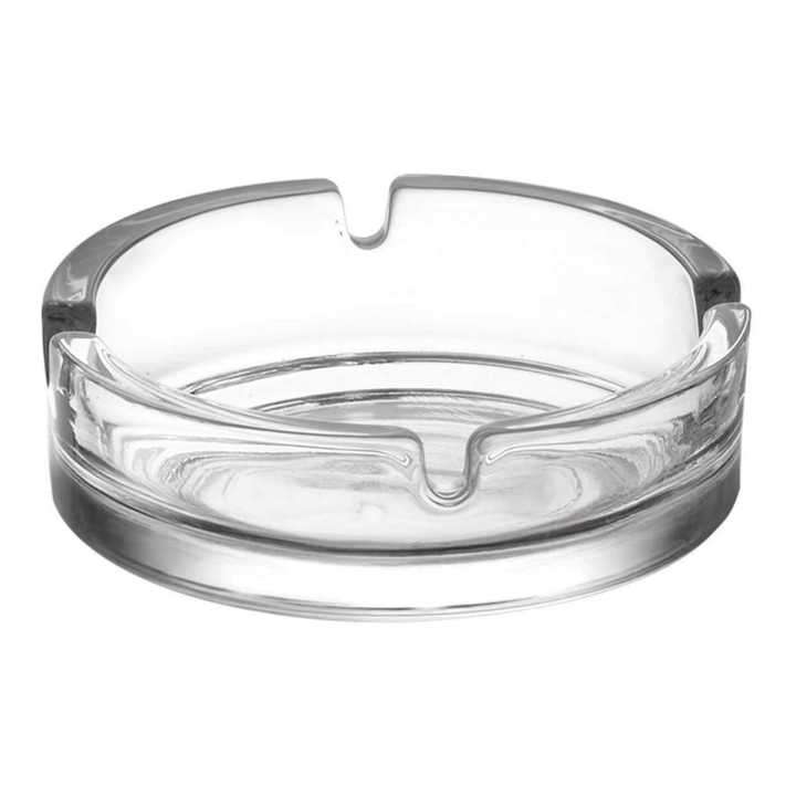 Transparent Round Glass Ashtray | Daraz.com.np