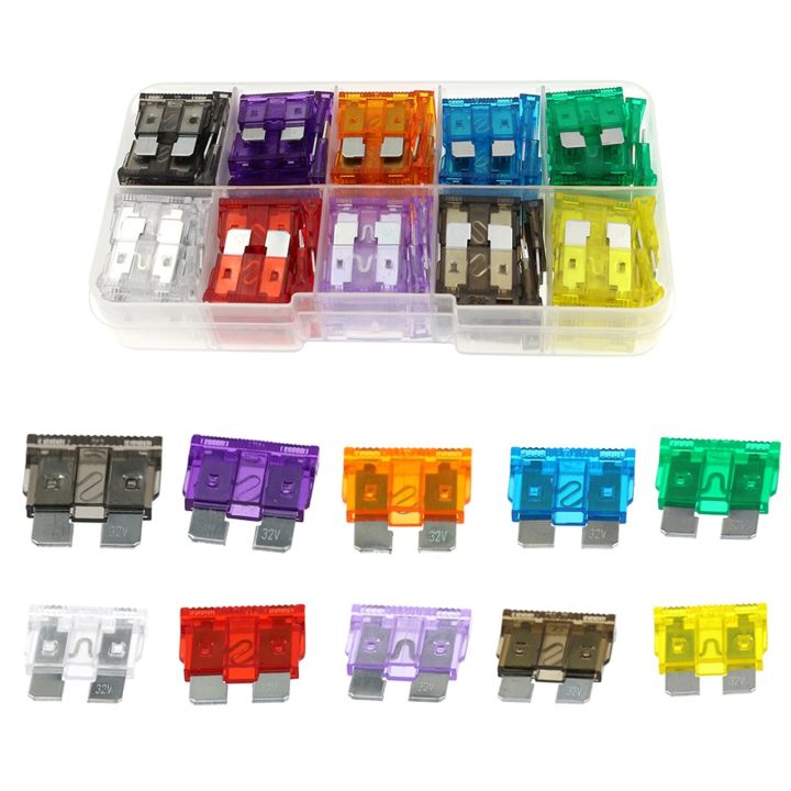Automotive fuse kit with multiple sizes of 100PCS | Daraz.com.np