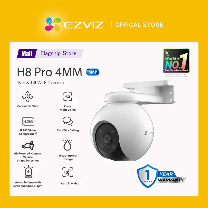 H8 Pro 4MM 5MP | 3K Resolution | 360° Panoramic Coverage | AI- Powered ...