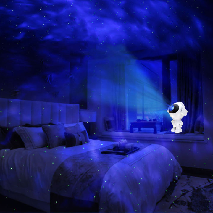 Night Light, Bedroom Projector Astronaut Starry Sky RGB Ceiling ...