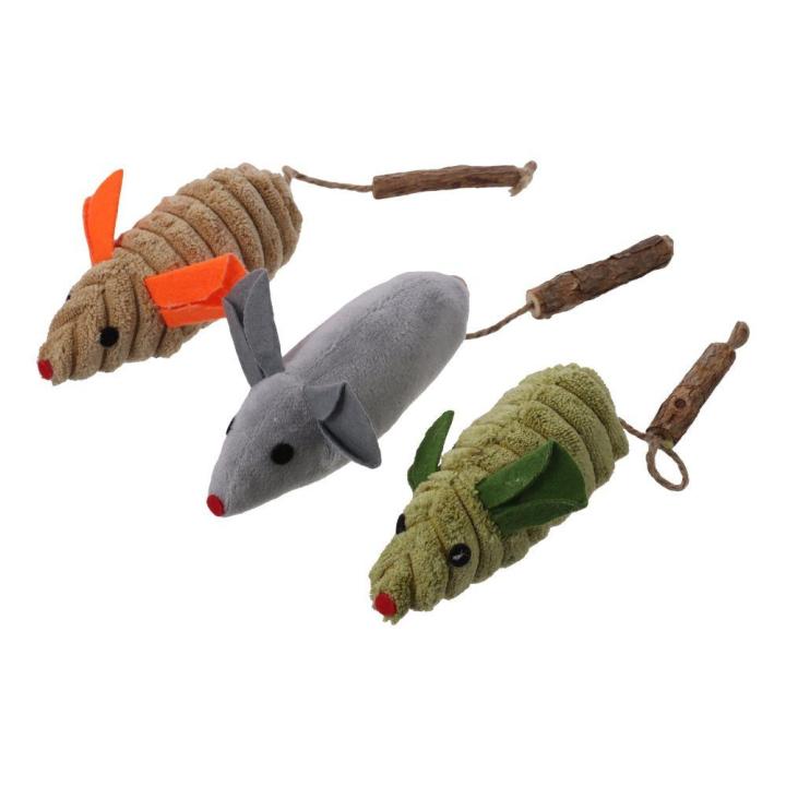 1/3Pcs for Indoor Cats Interactive Cat Toys Set Plush Mouse Kittens ...