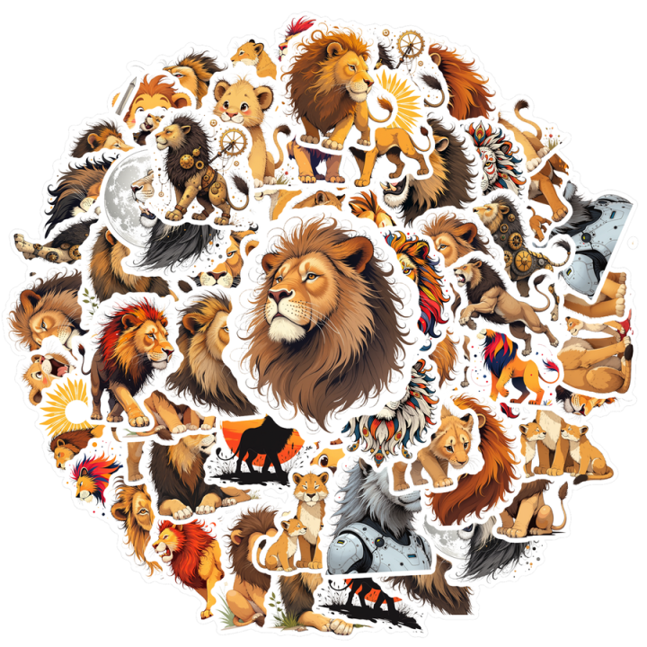 Regal stickers adorable Wildlife Stickers Decals whimsical mighty ...