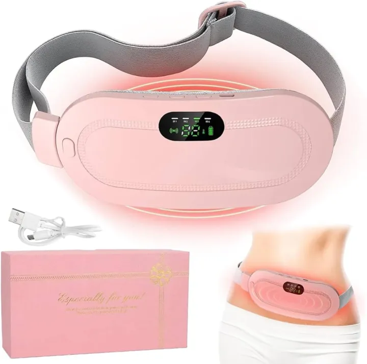 Period Cramp Relieve Massager With Heat Control and Vibration Level ...