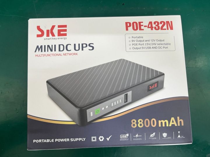 Router Backup Upto 8 Hours Mini Portable Modem Router UPS Poe Dc Wifi ...
