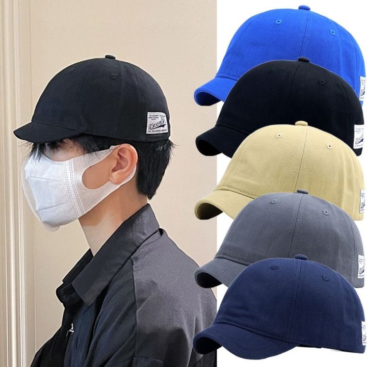 Linman Trucker Style Short Brim Baseball Cap Cotton Nylon ...