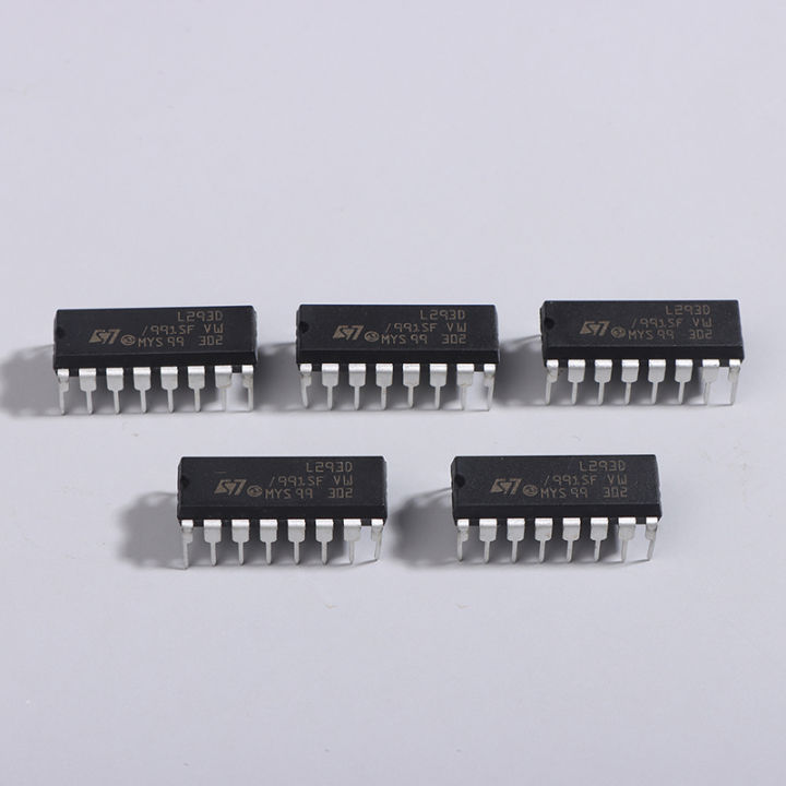 5Pcs L293 L293D DIP DIP16 DIP-16 IC Motor Driver Drive Chip PAR Push ...