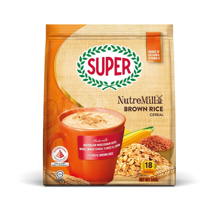Super Nutremill Brown Rice Instant Cereal Drink 540g ( 30g X 18 Sachets ) | Daraz.com.np