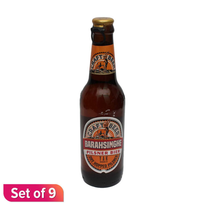 Barahsinghe Pilsner Beer 330ml Set of 9 | Daraz.com.np