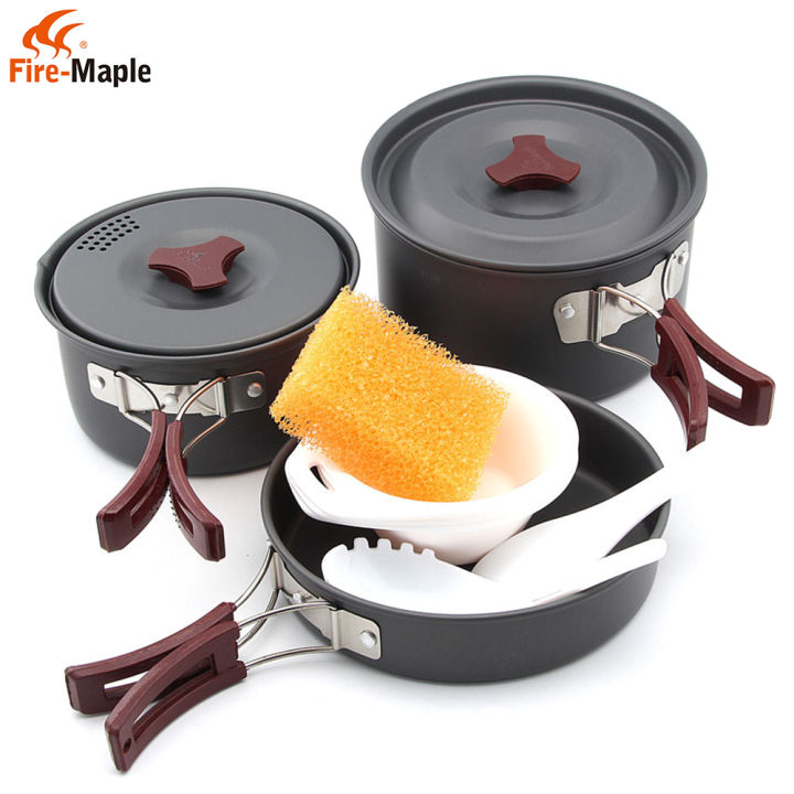 Fire Maple FMC-202 2-3 Persons Camping Cooking Set Pot Camp Cookware ...