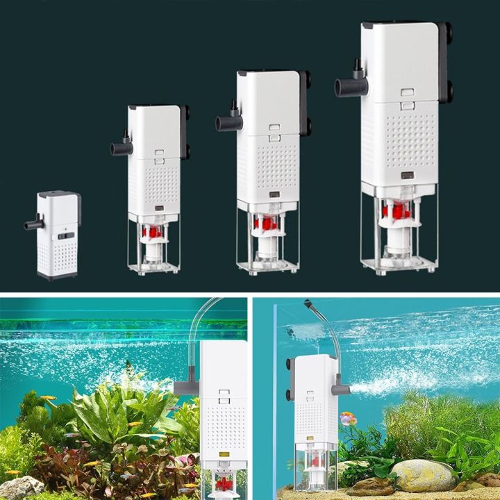 1Pcs Silent Submersible Aquarium Filter Pump Internal Filter 220V Water ...