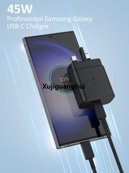 Xujiguanghui 💯 Original Samsung 45W PD UK Pin PPS Super Fast GaN ...