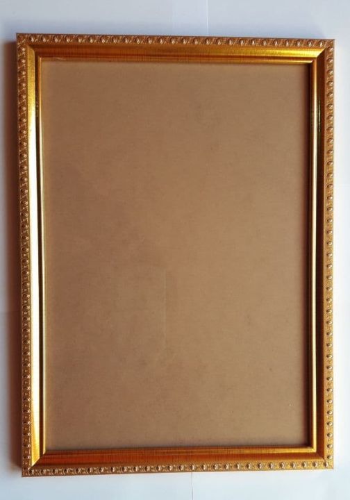 5 Pieces Golden Single Border Photo Frame A4 Size | Daraz.com.np