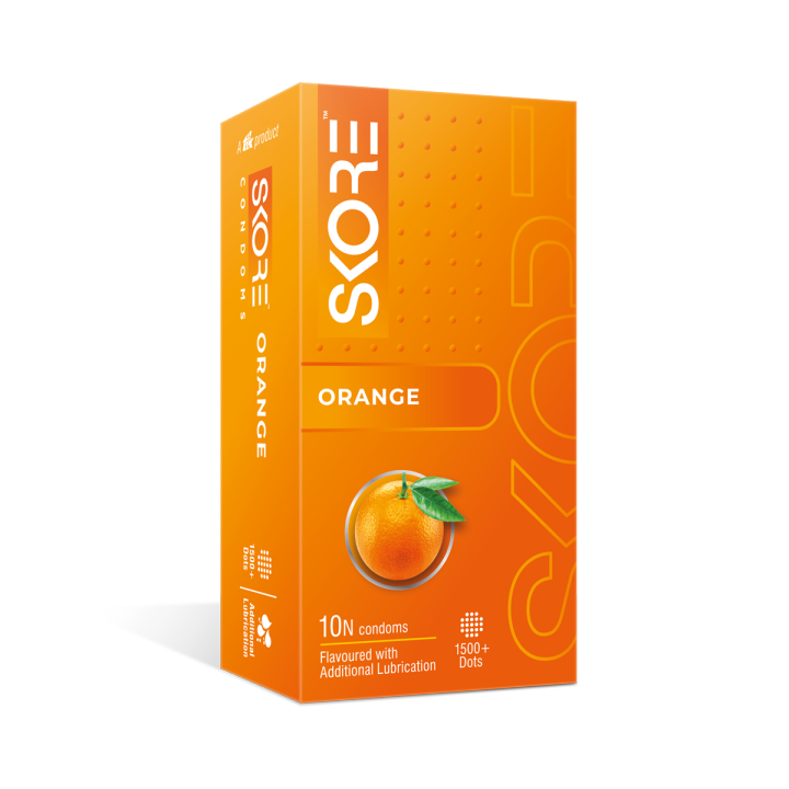 Skore Orange With 1500+Raised Dots 10S | Daraz.com.np