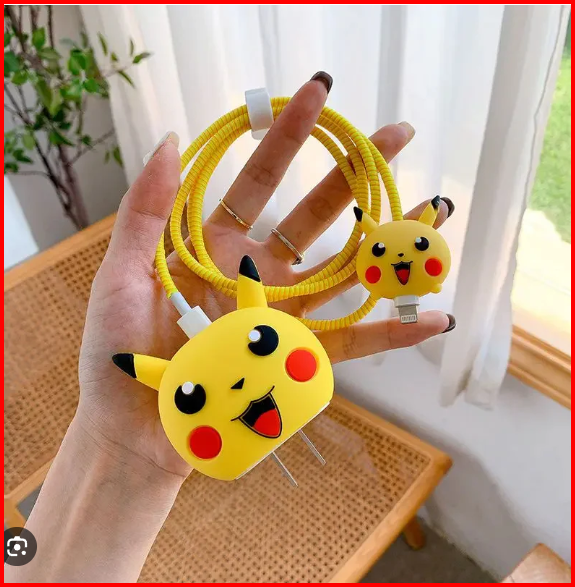 Amo Store Pikachu Iphone Charger Protector 18/20W | Daraz.com.np