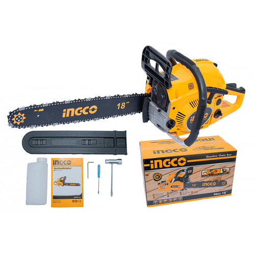 18'' Ingco Gasoline Chain Saw - GCS5451811 | INGCO 46cc 550ml Fuel Tank ...