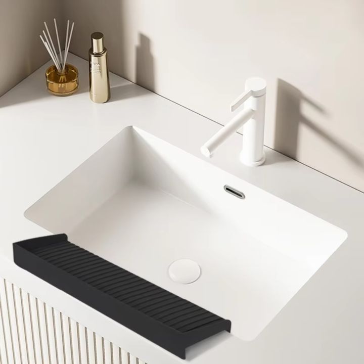 Durable Silicone Kitchen Sink Water Baffle Splash-proof Drainable ...