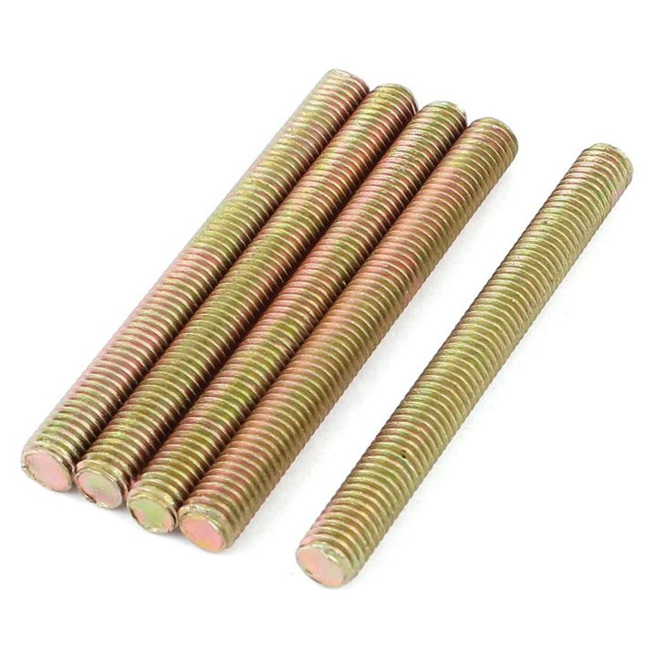 1.25 mm Pitch M8 x 80 mm Threaded Rod Color Zinc-Plated Threaded Rods ...