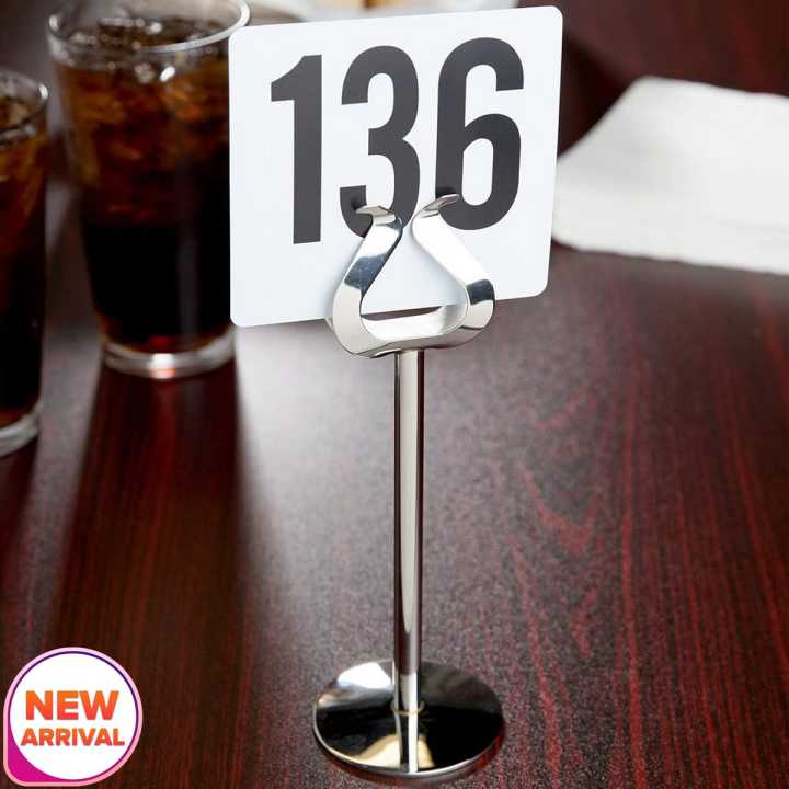 Table Number Stand/Tag Holder/Card Holder/ Menu Card Holder/Tag Menu Or ...