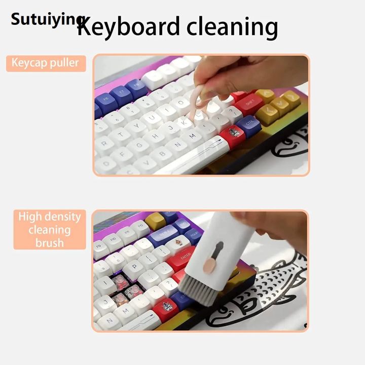 Sutuiying multi cleaning pen Multifunctional Keyboard Cleaning Brush ...