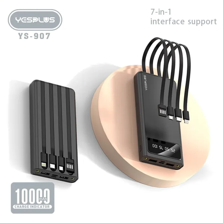YS-907 Yesplus 10000mAh Powerbank USB Charging | Daraz.com.np