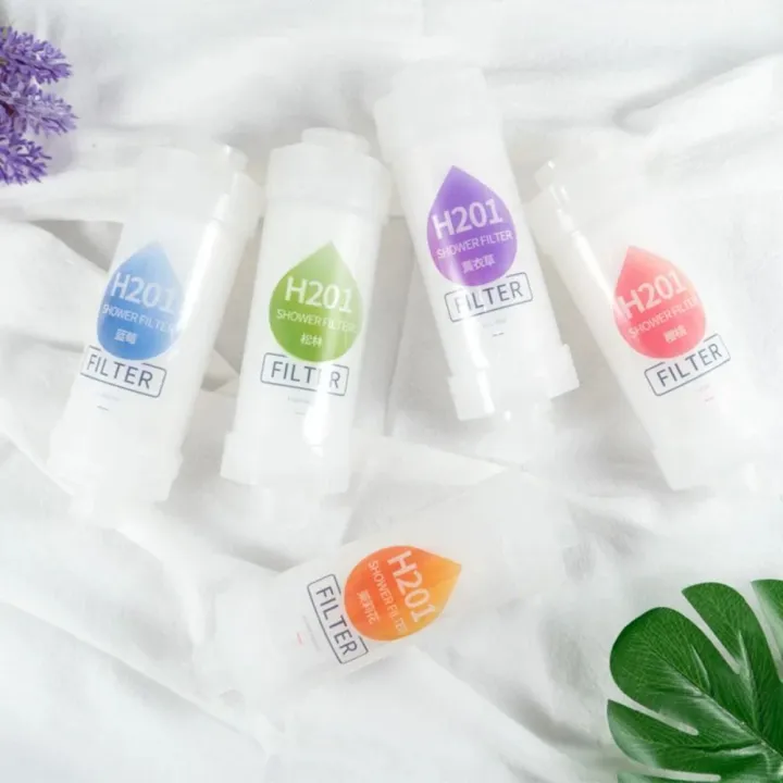 Jasmine Lavender Shower Head Filter Anti-scaling filter impurities ...