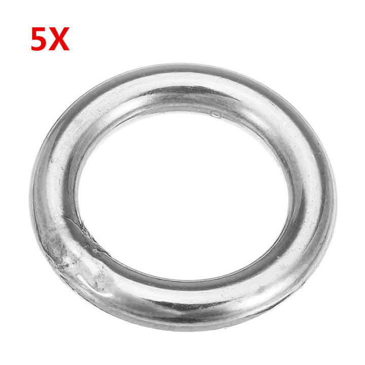 5 pieces of 5x30mm 304 stainless steel O-ring marine rigging | Daraz.com.np