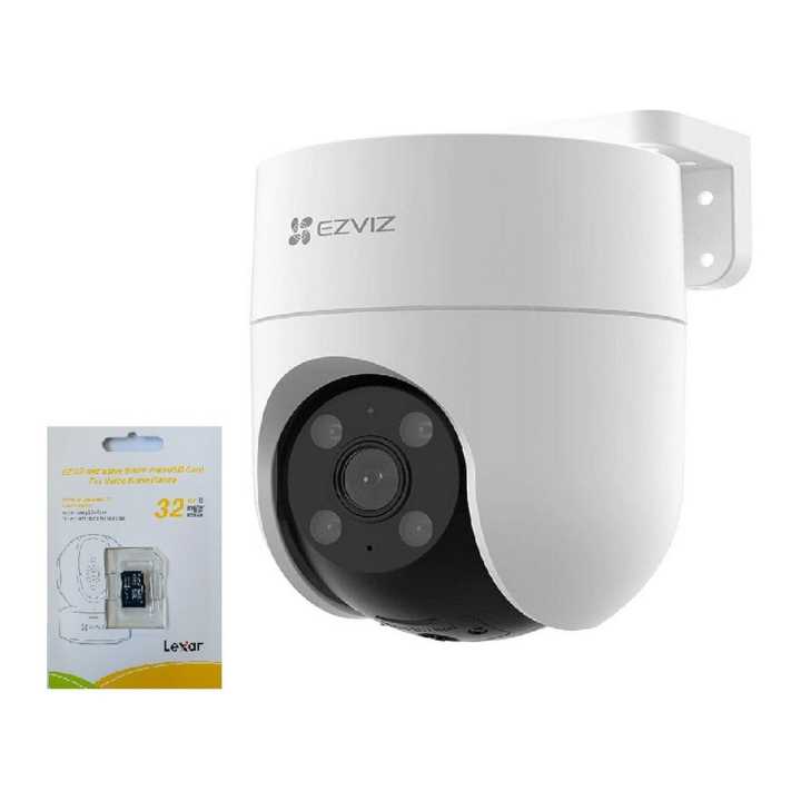 Ezviz H8c Pro 3MP 2K Outdoor Pan & Tilt Wired/Wireless CCTV Camera With ...