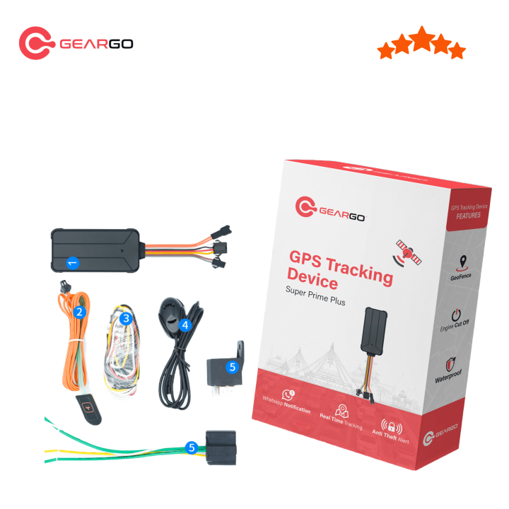 GearGO Super Prime Plus Real Time Gps Tracker with Inbuilt Battery and ...