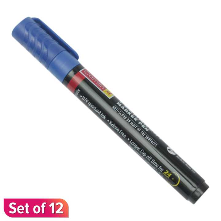 Permanent Marker Set Of 12 | Daraz.com.np
