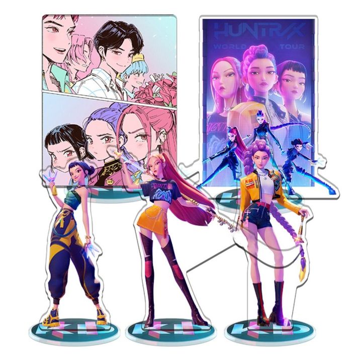 Peripheral Rumi Mira Zoe KPop Demon Hunters Standing Plates Huntrix ...