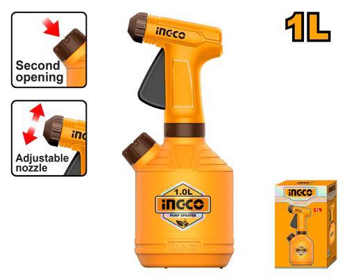 INGCO Pump sprayer Adjustable nozzle with straight jet and mist spray ...