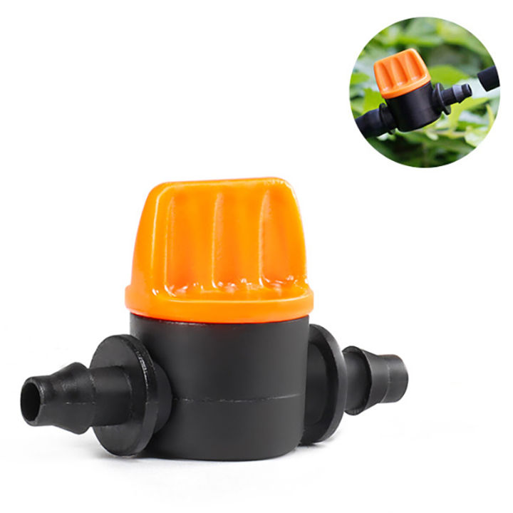 10Pcs Drip Irrigation Valve 4/7MM Drip Irrigation Switch 4MM PVC Pipe ...